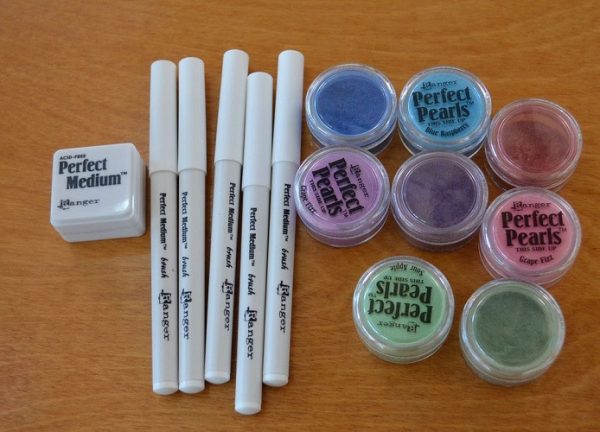 Ranger Ink Perfect Pearls Pigment Powder, 0.25oz – Malaysia Scrapbook ...