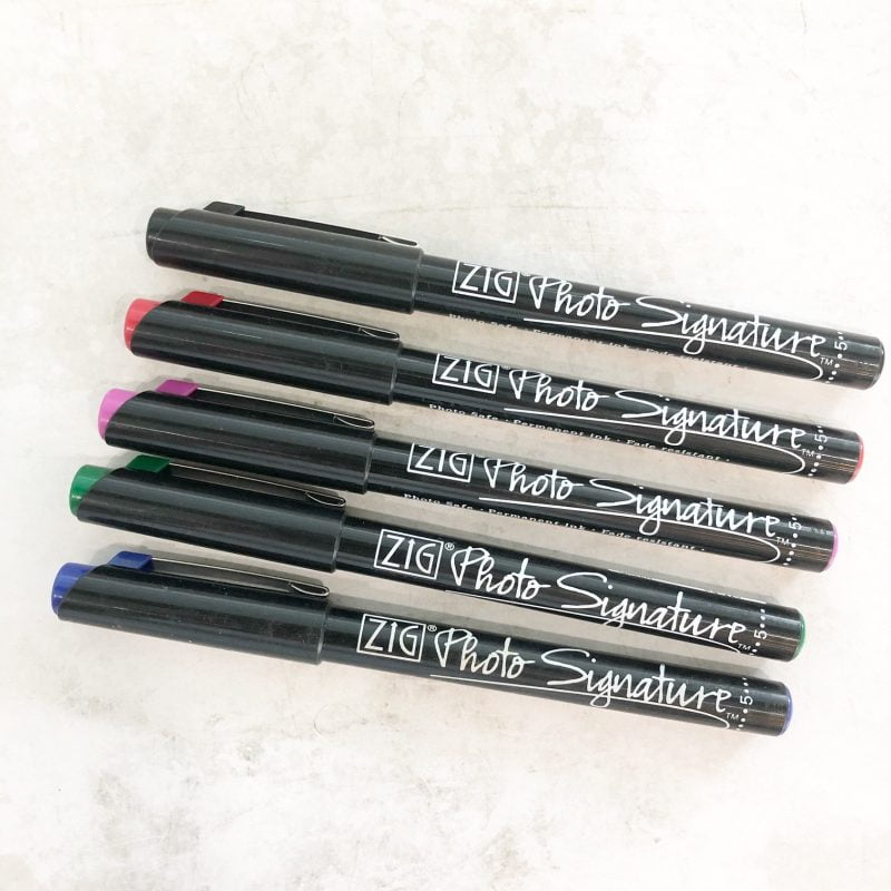 Kuretake Zig Photo Signature Pens – Malaysia Scrapbook and Art Products ...