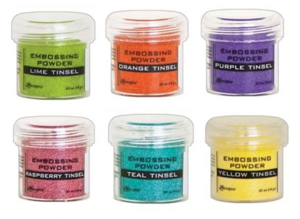 Ranger Embossing Powder – Tinsel – Malaysia Scrapbook and Art Products ...