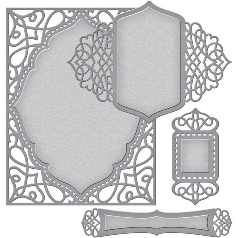 Spellbinder Card Creater Cut, Emboss, Stencil Die – A2 Tranquil Moments ...