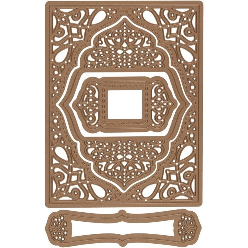 Spellbinder Card Creater Cut, Emboss, Stencil Die – A2 Tranquil Moments ...